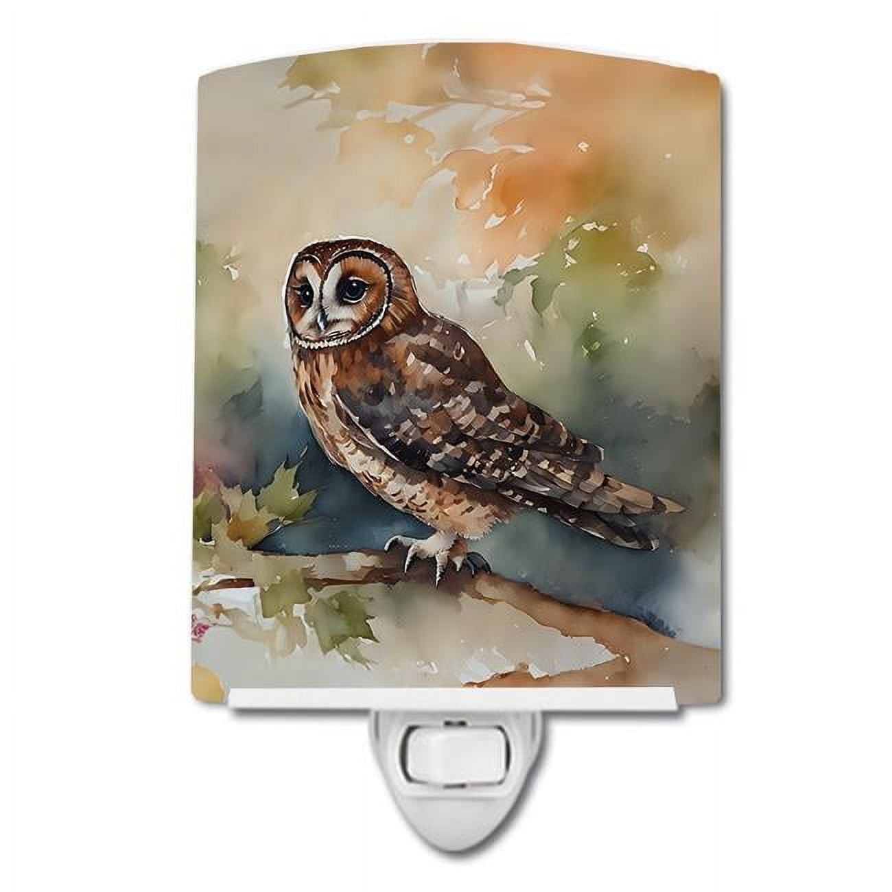 Tawny Owl Ceramic Night Light 4 in x 6 in - Walmart.com