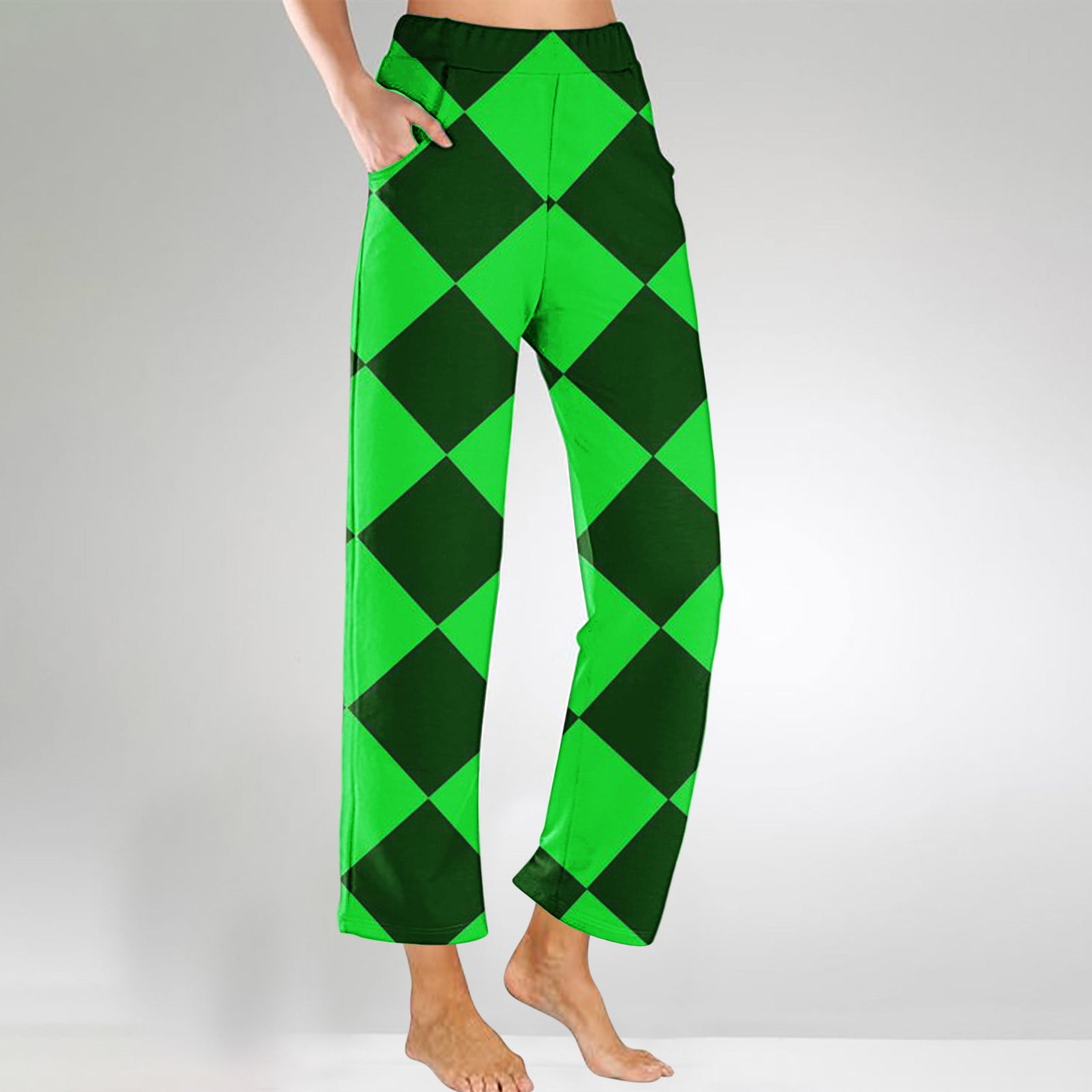 Tawop Baggy Cargo Pants Women Elastic Relaxed Casual Pajama With Pockets Baggy Cargo Pants Xlus