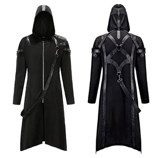 Cyberpunk Coat Black Cyberpunk Jacket, Futuristic Clothing, Cyberpunk