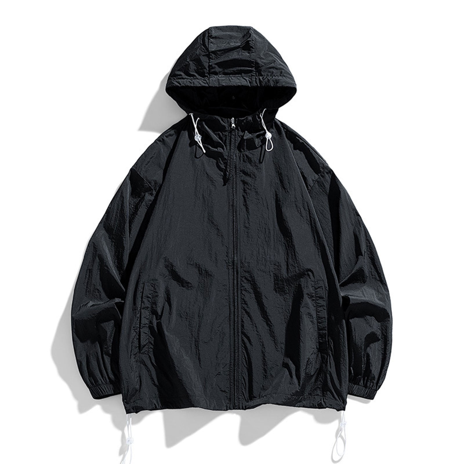 Tawop Men s Jacket Long Sleeve With Hood Sun Protection Casual Mens tawop-men-s-jacket-long-sleeve-with-hood-sun-protection-casual-mens