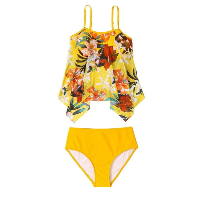 Tawop Pink One Piece Swimsuits For Women Women Sexy Waist Two Piece One Piece Bikini Swimsuit