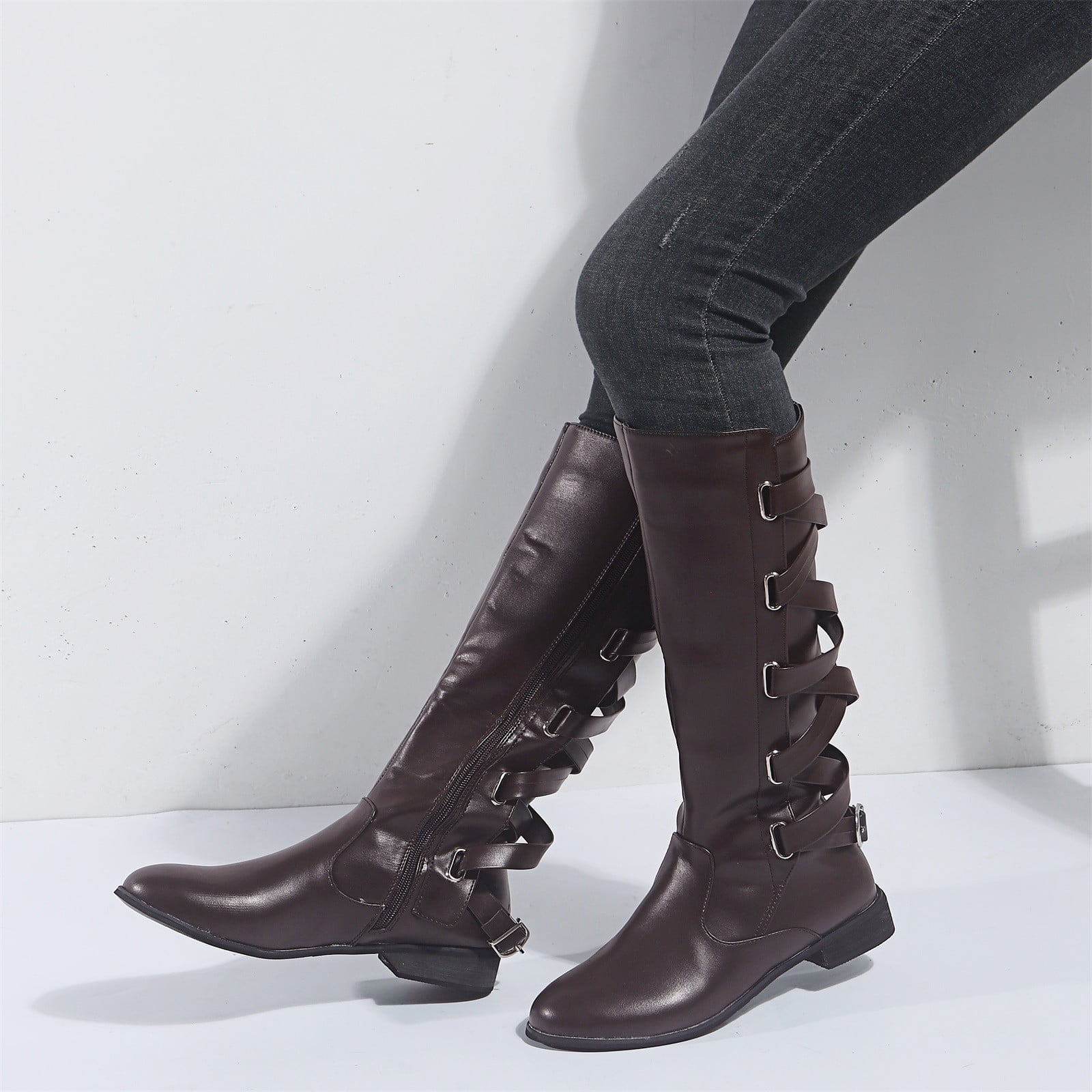 Tawop Ultra Mini Boots Women,Fashion Large Size Boots Autumn Long Tube ...
