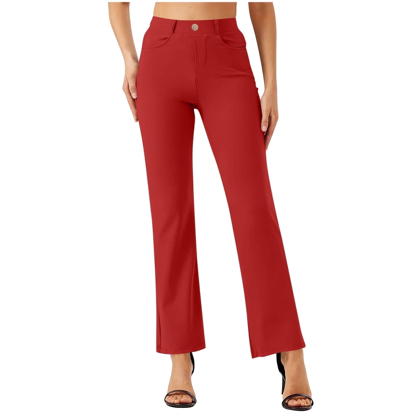 Tawop Women Pant,Women Dress Pants with Pockets Work Slacks for Women ...