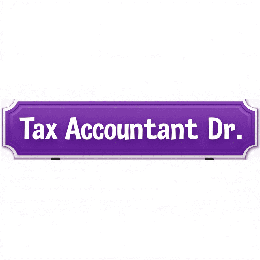 Tax Accountant Dr. Themed Metal Sign 16x4 Inch "Tax Accountant Dr." for ...