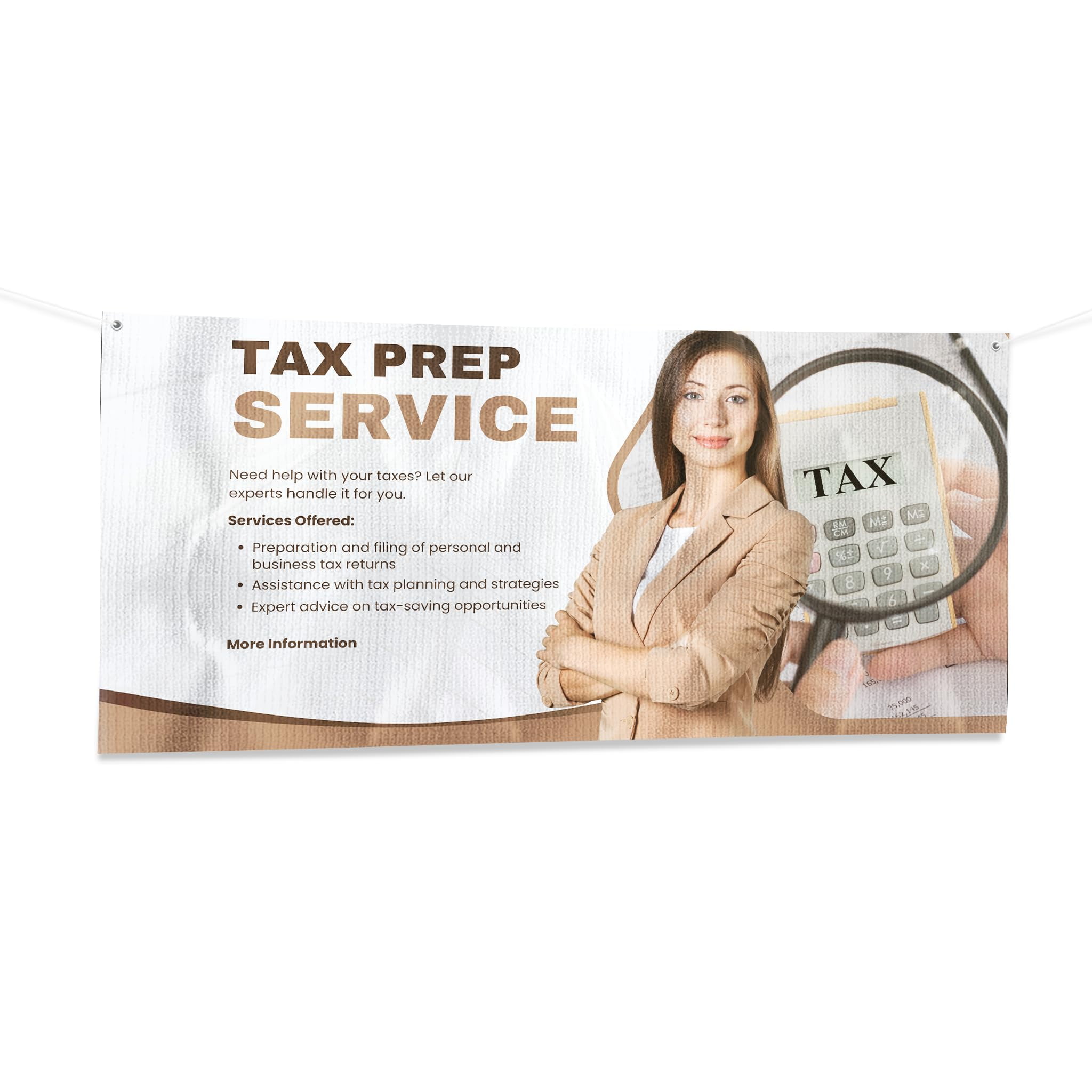 Tax Banner Large (4Feetx2Feet) By Dreamcontroller | Wall Outdoor Banner ...
