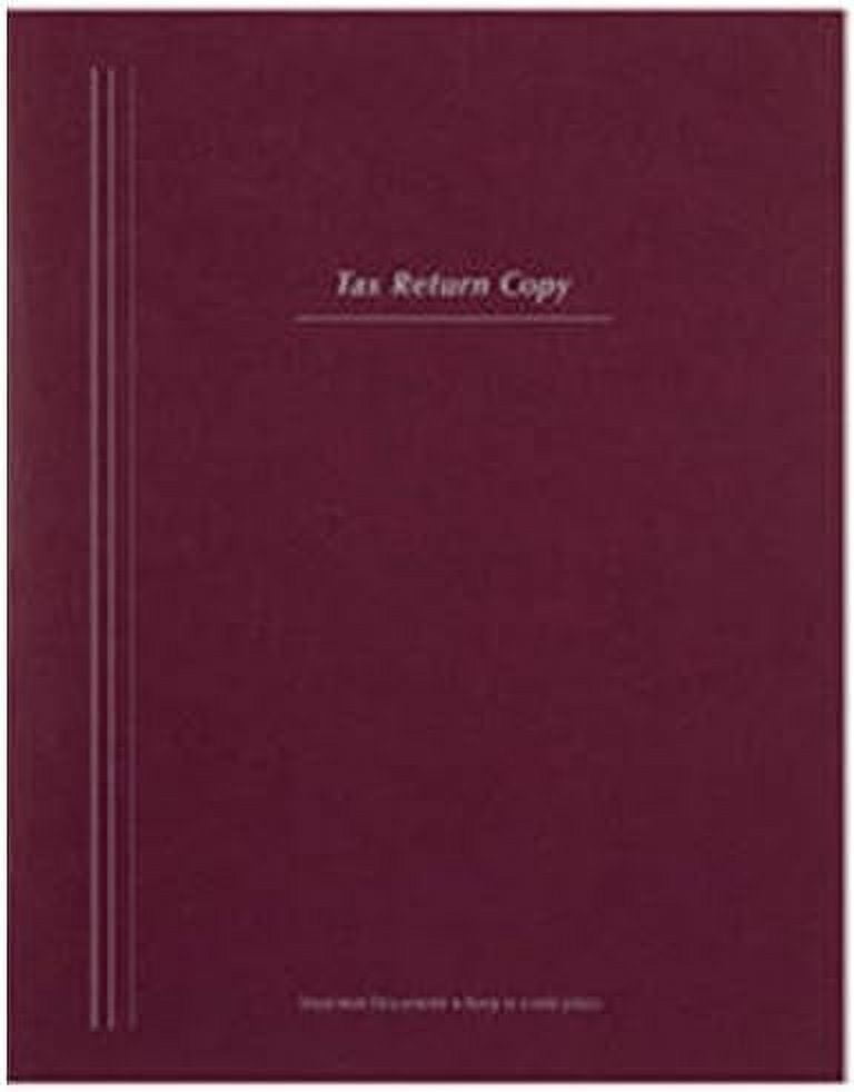 Tax Return Folder with Pockets and Vertical Stripe (Red) - Walmart.com