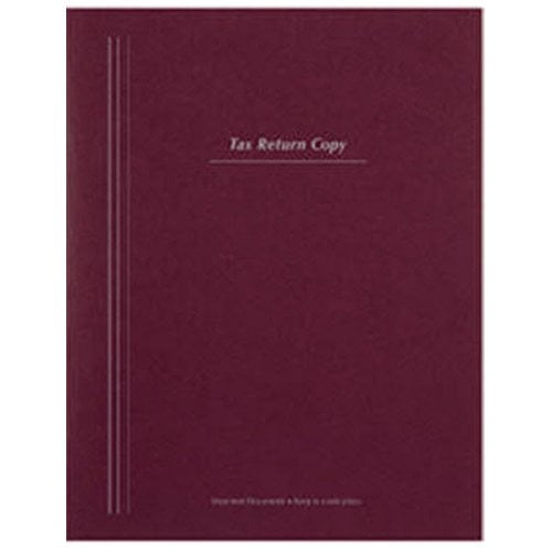 Tax Return Folder with Pockets and Vertical Stripe (Red) - Walmart.com