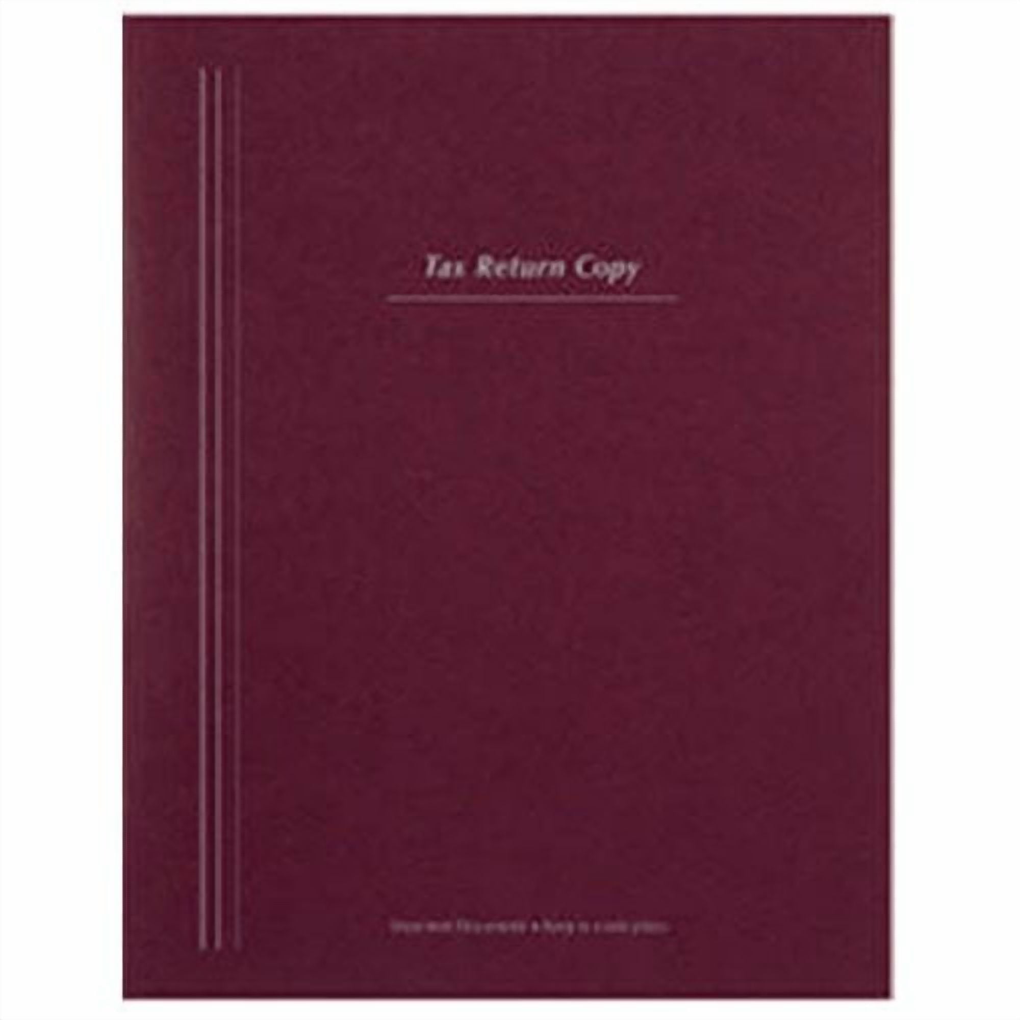 Tax Return Folder with Pockets and Vertical Stripe (Red) - Walmart.com