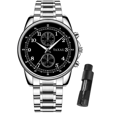 Black Watches for Men OLEVS Watch Men Black Face Luxury Watches for Men ...