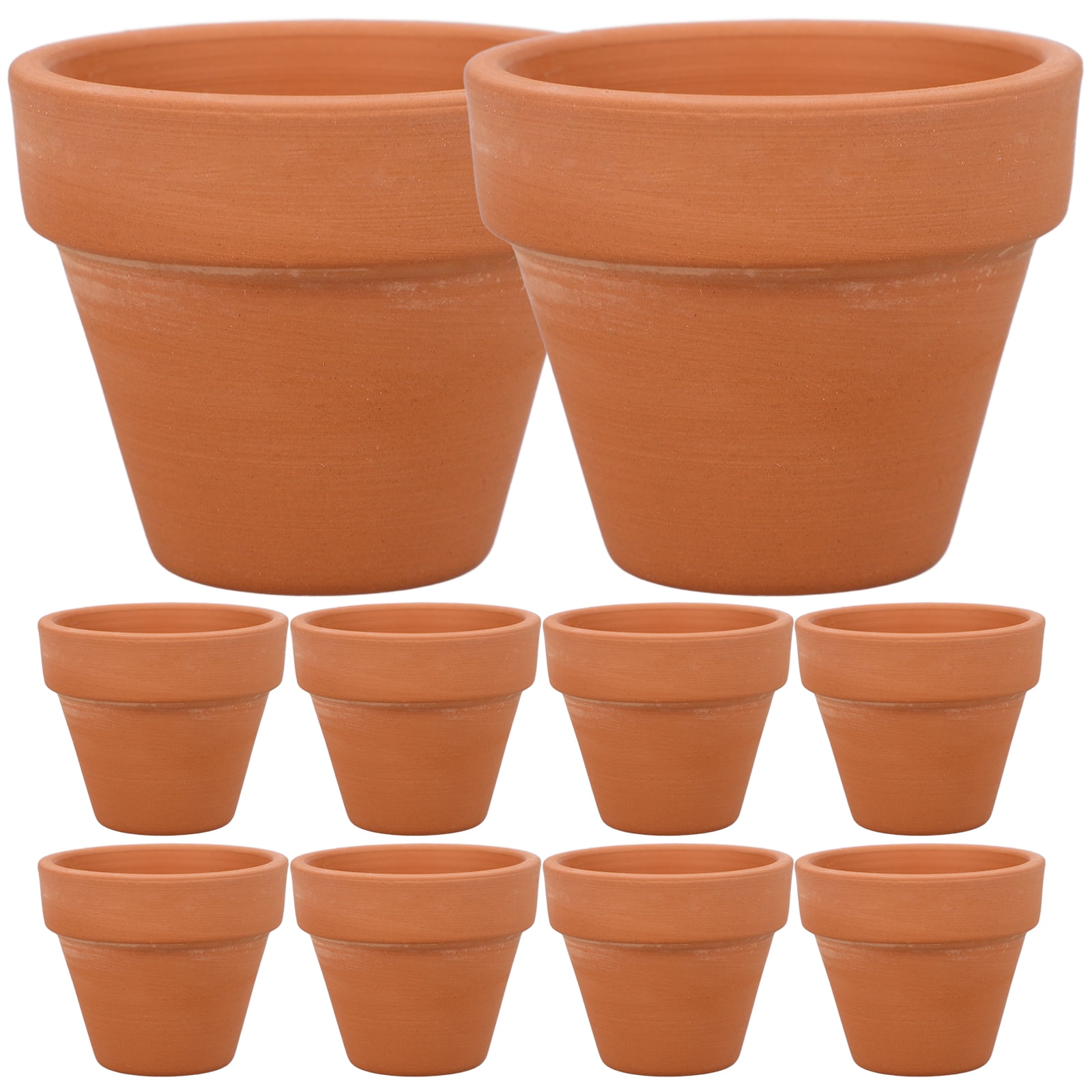 Taxenne 10Pcs Terracotta Pots for Plants Red Cotta Pots Pottery Planter ...