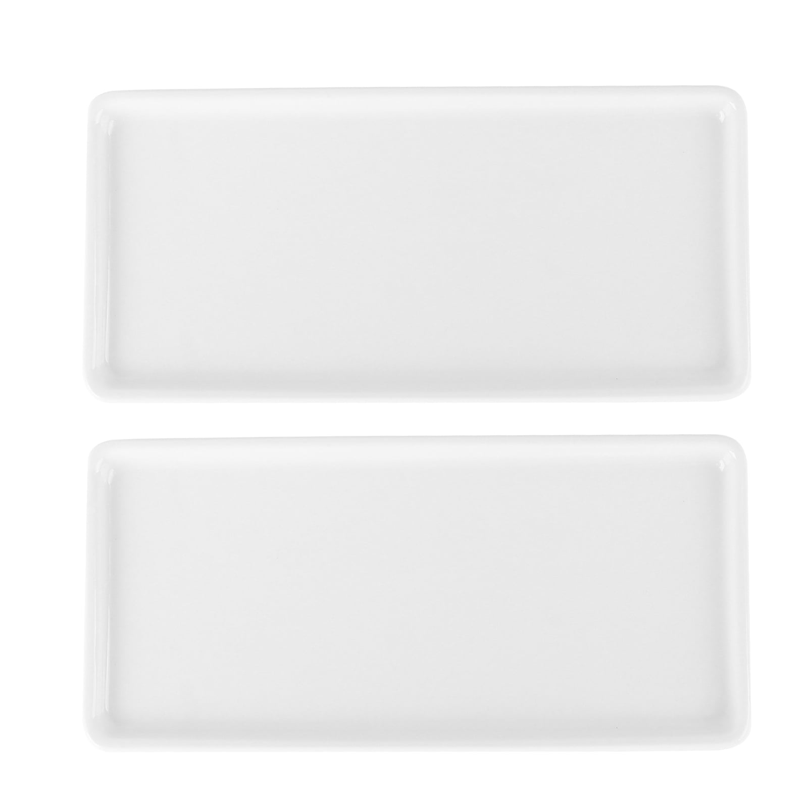 Taxenne 2pcs Ceramic Serving Tray Bathroom Vanity Tray Serving Tray ...