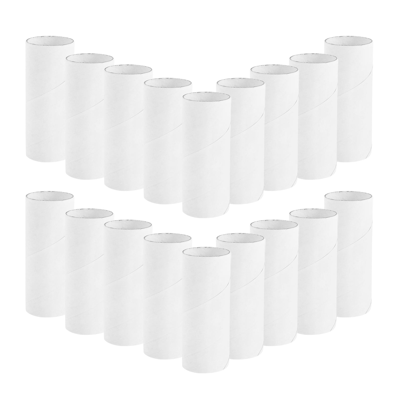 CTIRCHIU White Cardboard Craft Tubes Tube Rolls for Crafts 30 Pieces ...