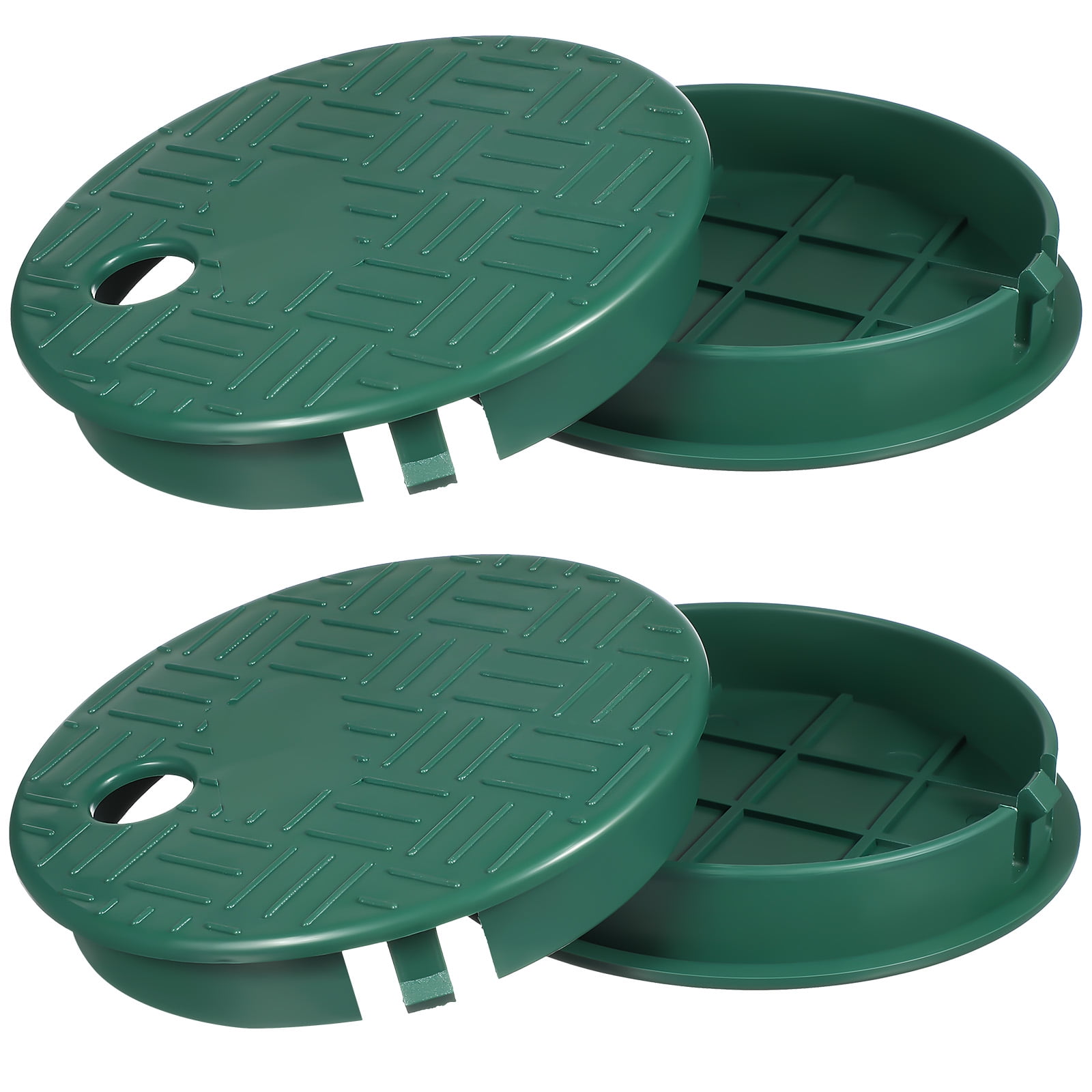 CTIRCHIU Irrigation Covers for Outside Green 4Pcs 5.9X5.9X1.1In ...