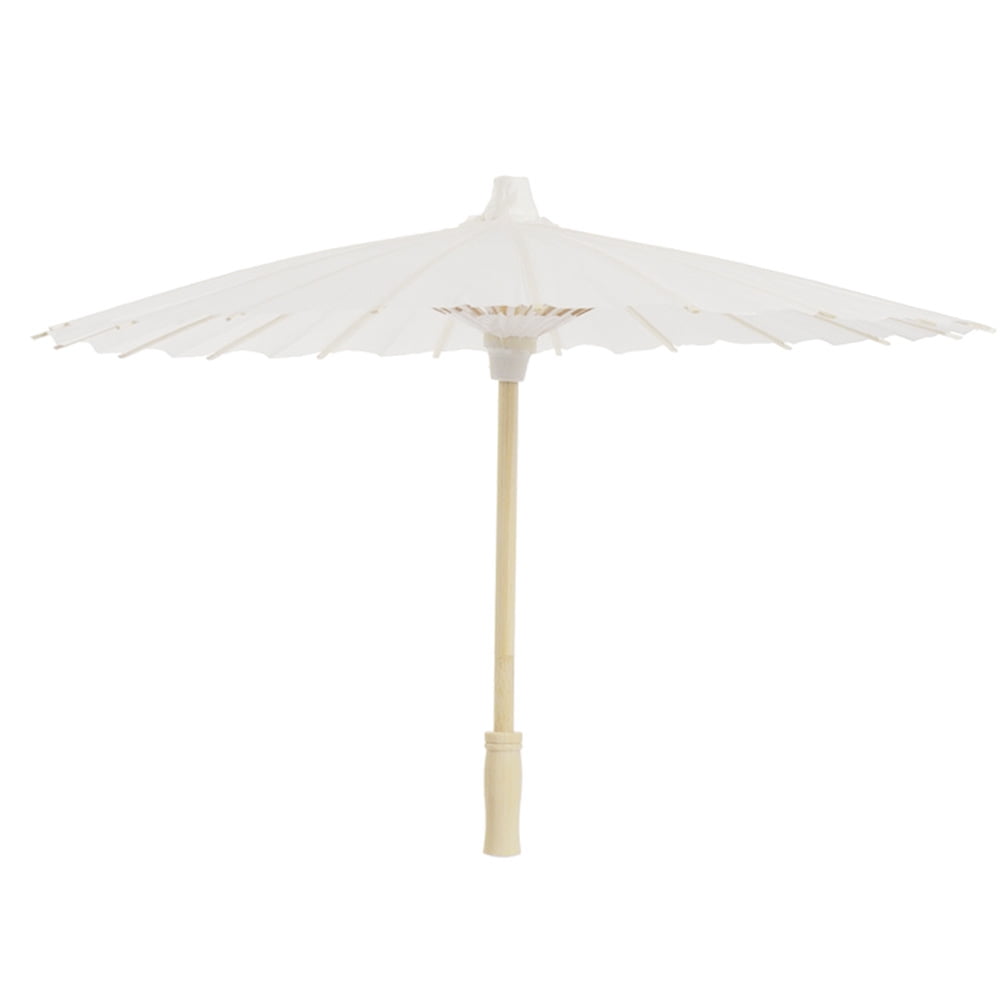 Taxenne 40cm White Oil Paper Small Parasol for Hand Painting ...