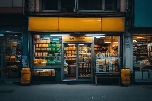 Taxi Shop Puzzle Game Challenge Adult Puzzle 500 Piece Thick Sturdy ...