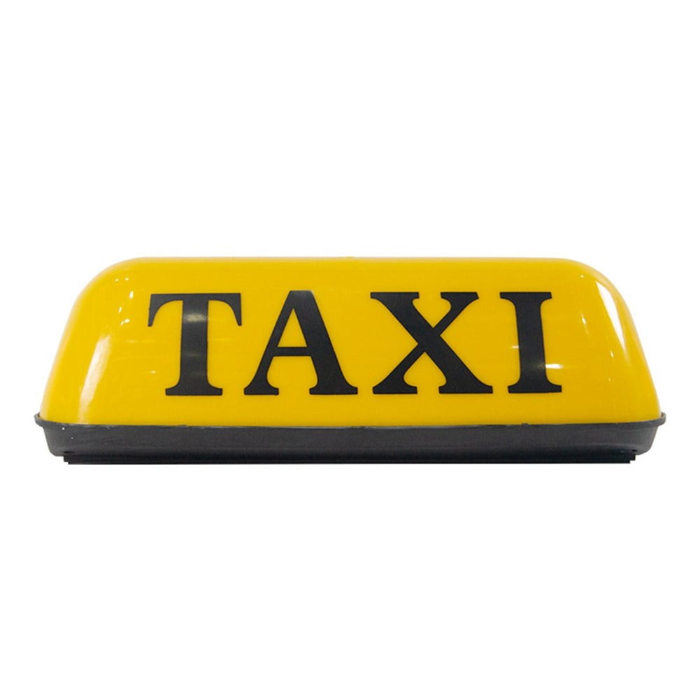 Taxi Sign Lamp Taxi LED Light 12V LED Magnetic Taxi Sign Roof Top Car ...