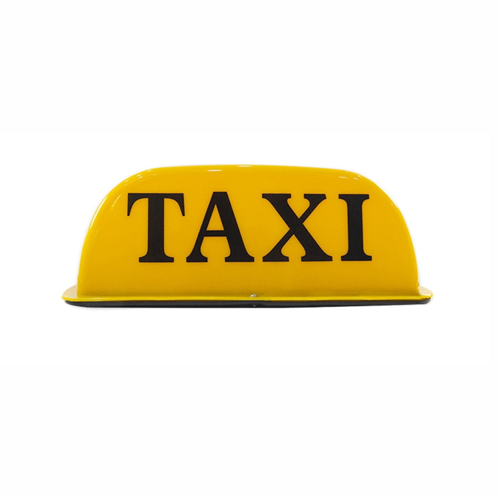 Taxi Sign Lamp Taxi LED Light 12V LED Magnetic Taxi Sign Roof Top Lamp ...