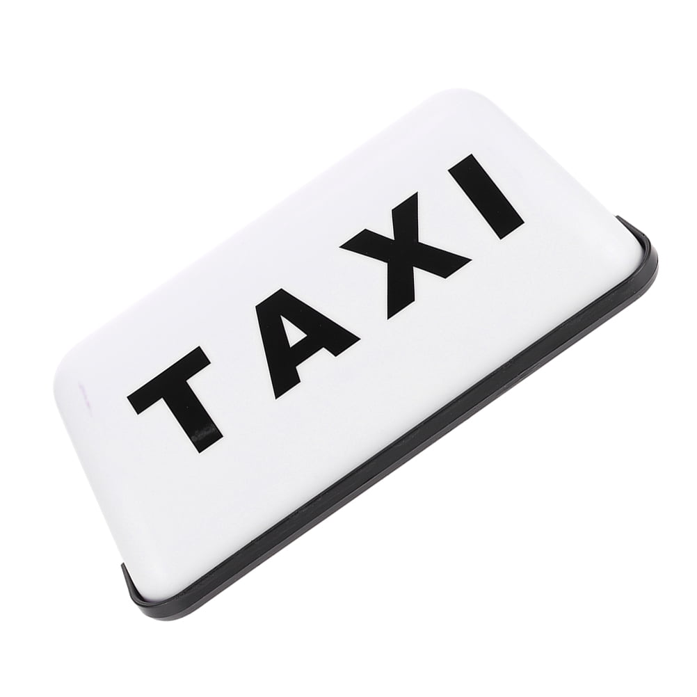 Taxi Sign Light,Taxi Cab Roof Top Illuminated Sign 12V LED Taxi Roof ...