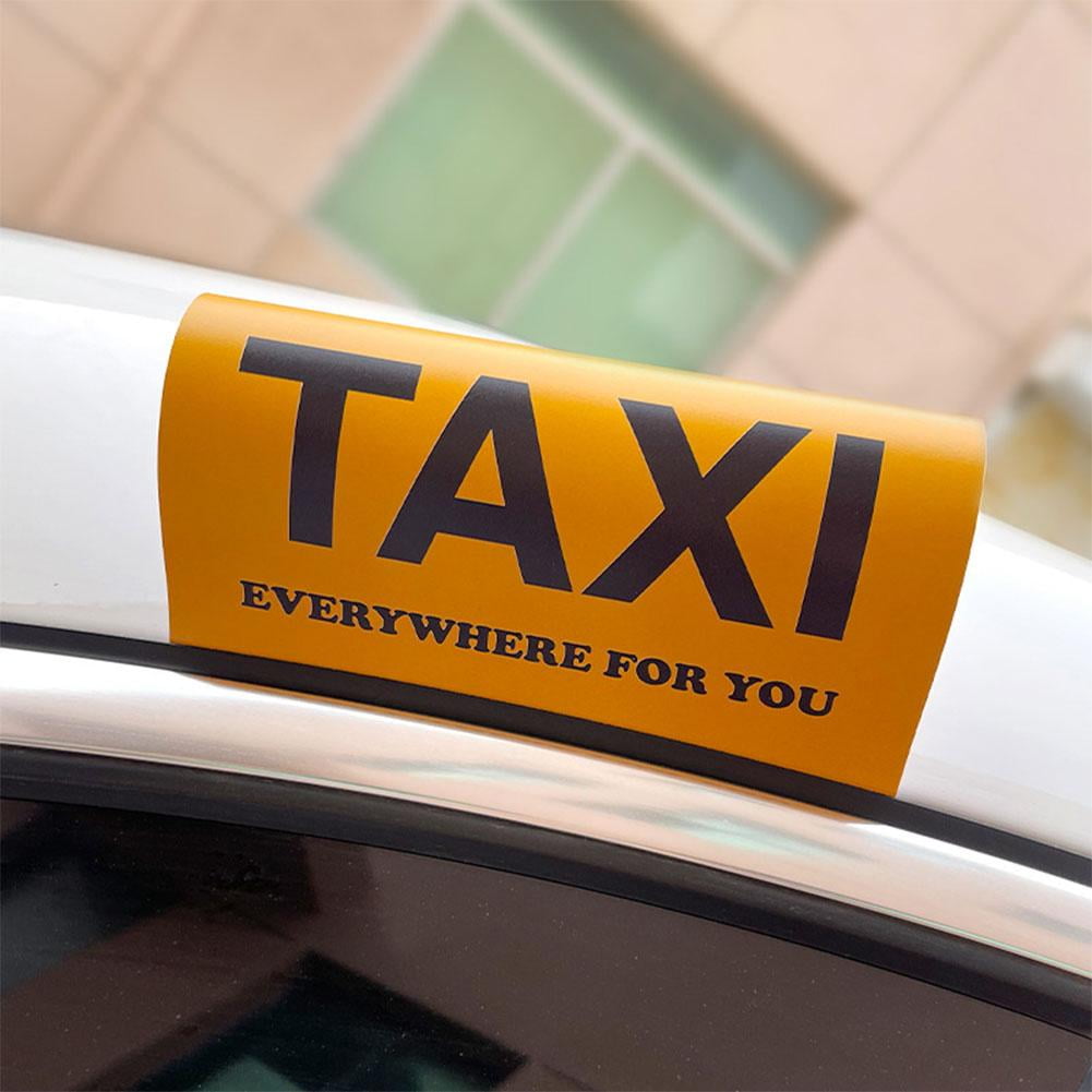 Taxi Taxi Logo Car Washing Label Logo Sticker,Creative Waterproof ...