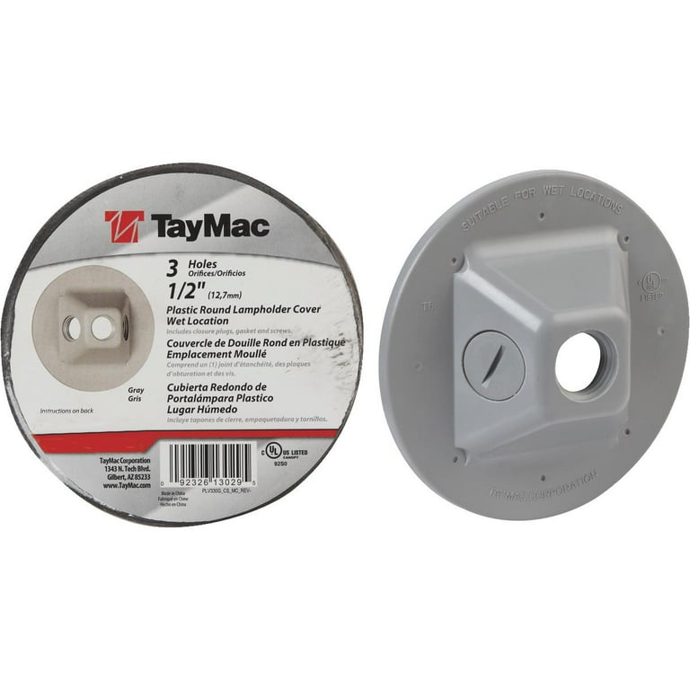 Outdoor Fixtures Round Boxes Round Grey 4 Inch Wide Aluminium Outdoor