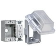 TayMac Clear Non-Metallic Weatherproof Electrical Receptacle GFCI Kit ...