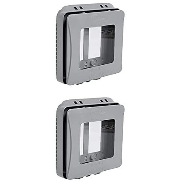 TayMac ML2500G Two-Gang Weatherproof Expandable Extra Duty In-Use Cover ...
