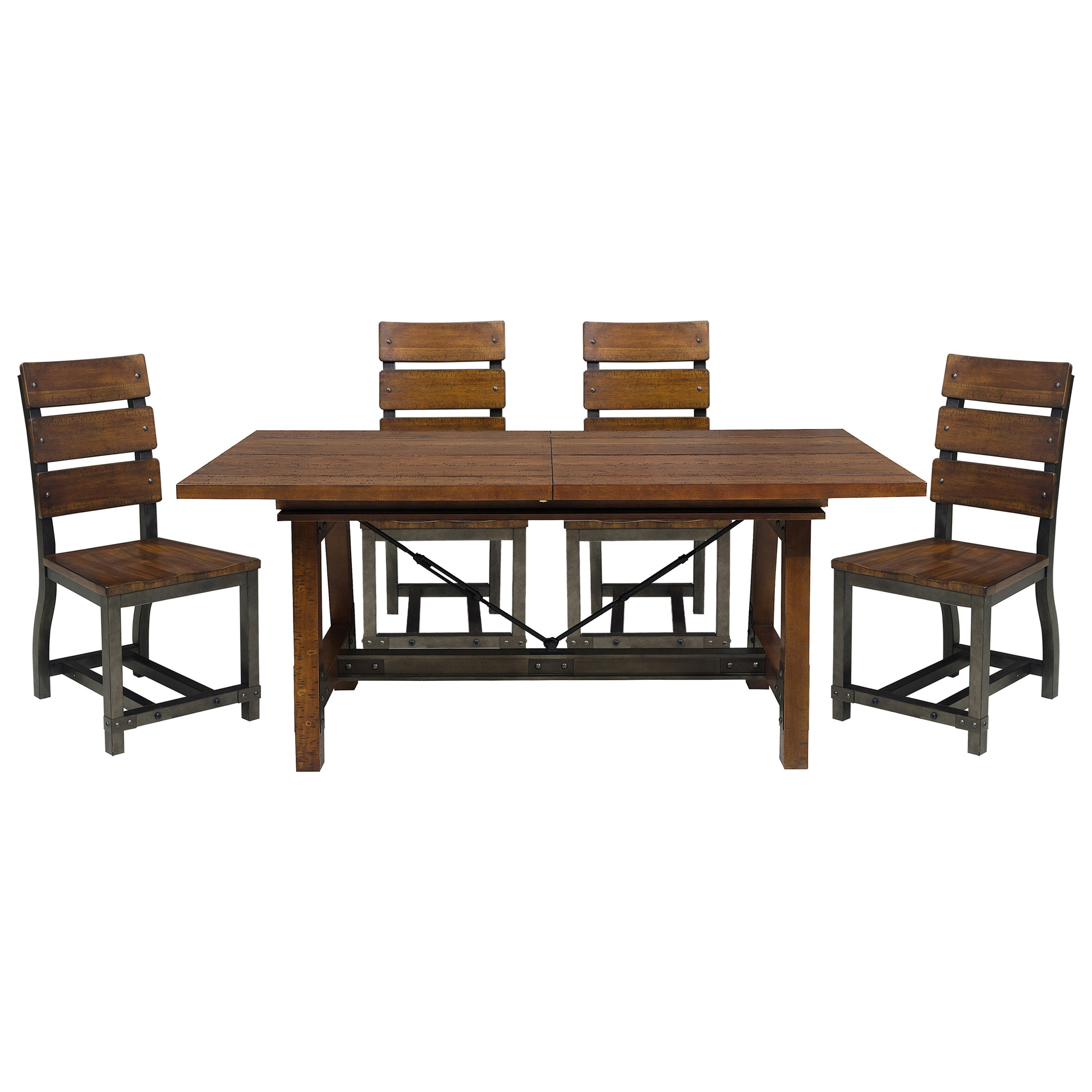 Taya 5pc Set Dining Table and 4 Side Chairs - Walmart.com