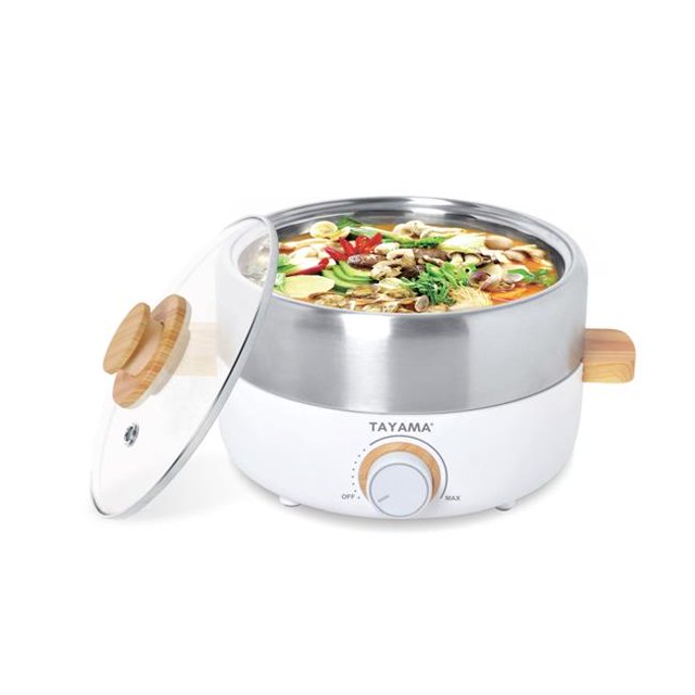 Tayama 2.5 Qt Nonstick Multi-Cooker Hot Pot & Grill - Walmart.com
