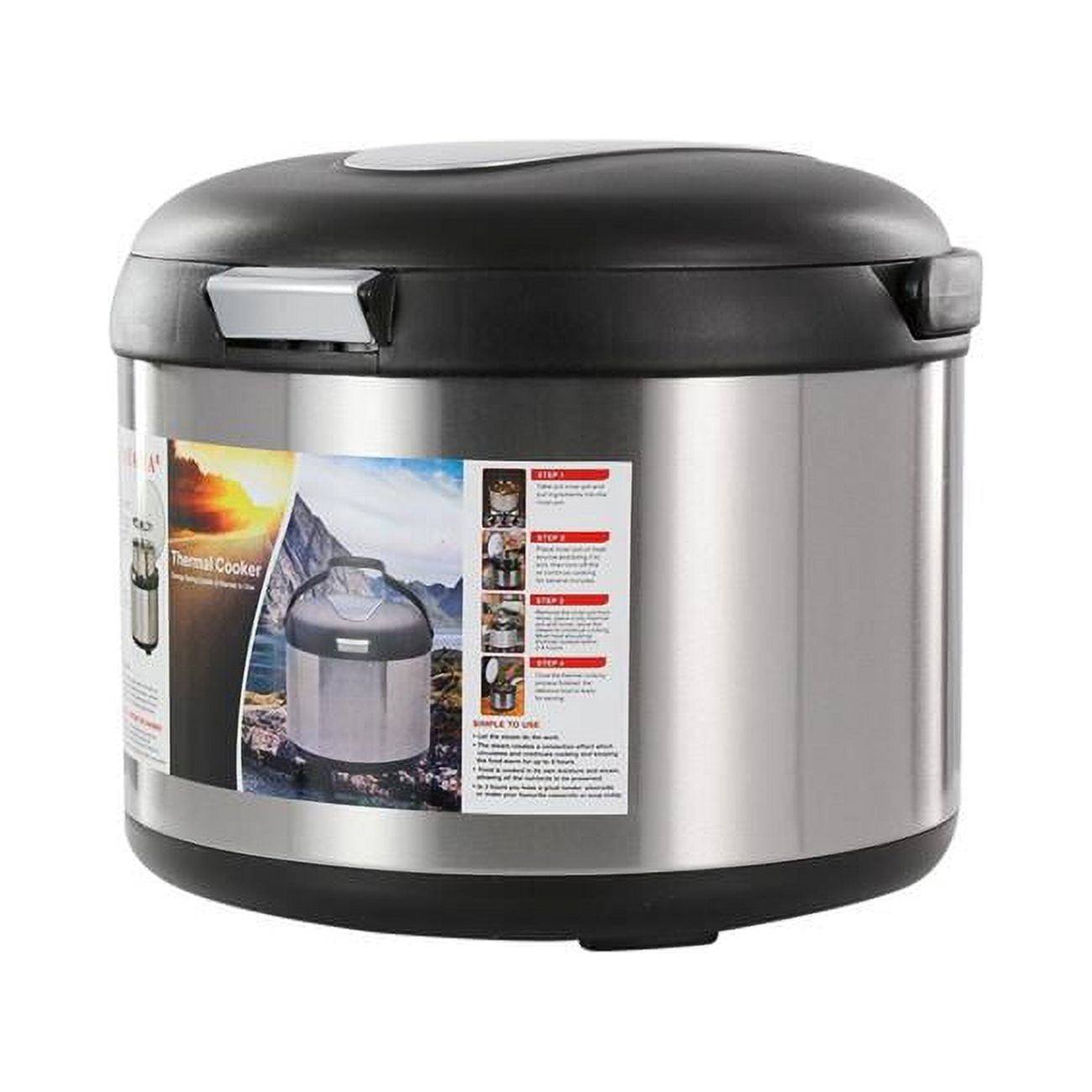 Tayama 5 qt. Stainless Steel, Energy-Saving Multi-Purpose Thermal ...