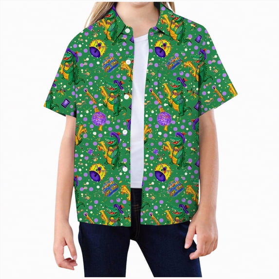 Taybagh Kids Girls Carnival Shirt with Carnival Funny Colorful Print ...