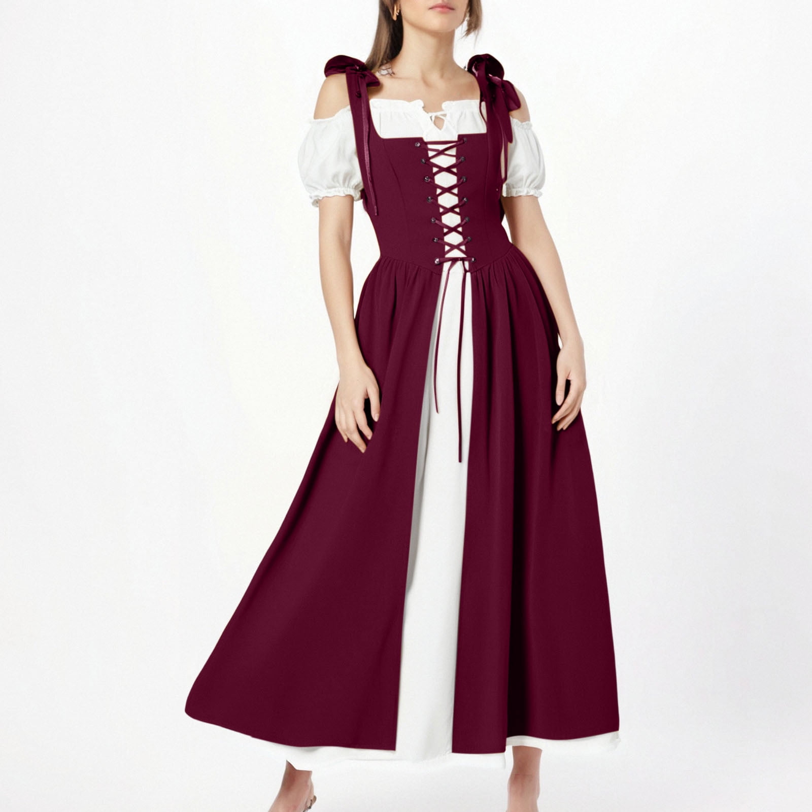 Taylonsss Renaissance Costume Women Medieval Dress Renaissance Pirate ...
