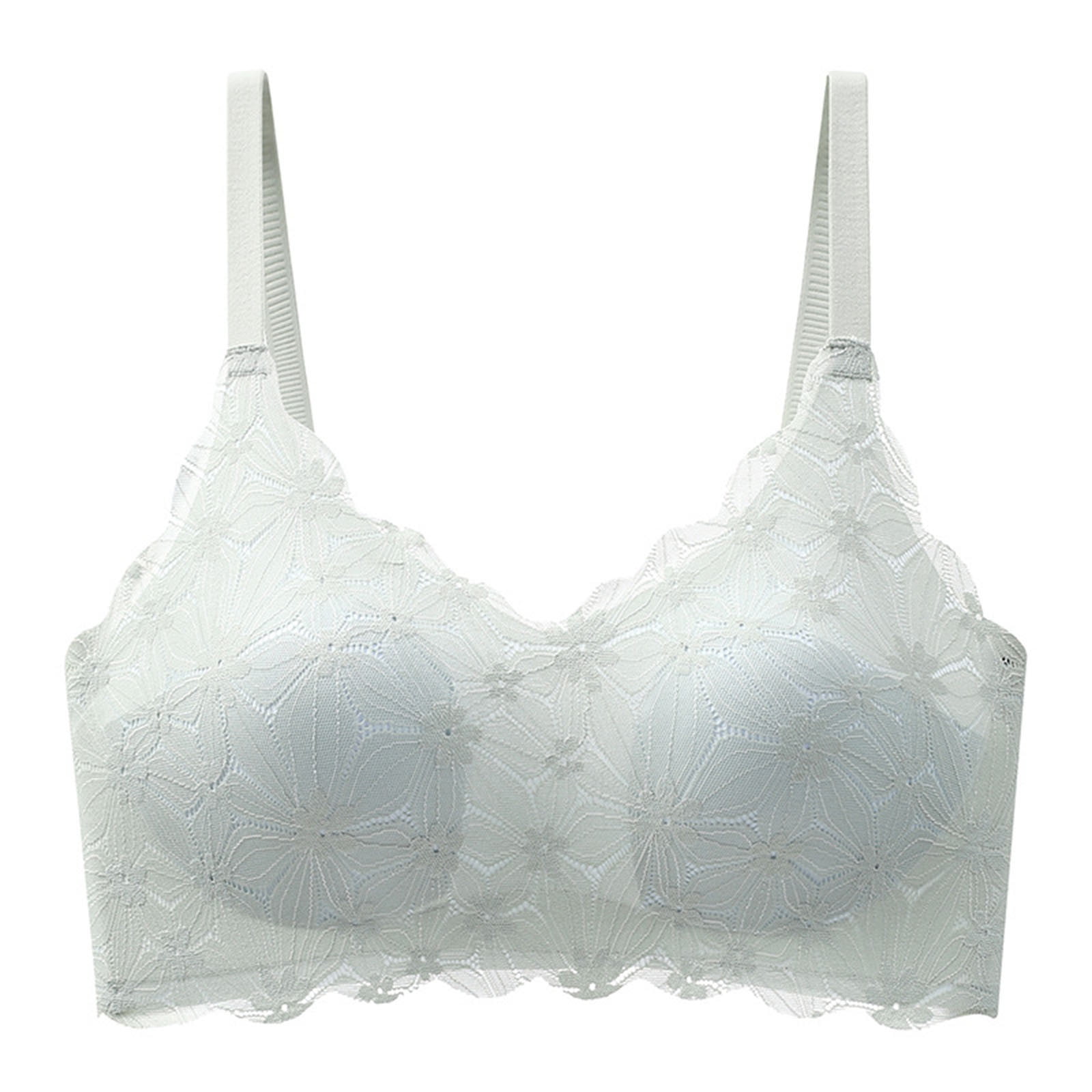 Taylonsss Womens Seamless Cable-Free Push-Up Bra with Back Closure Low ...
