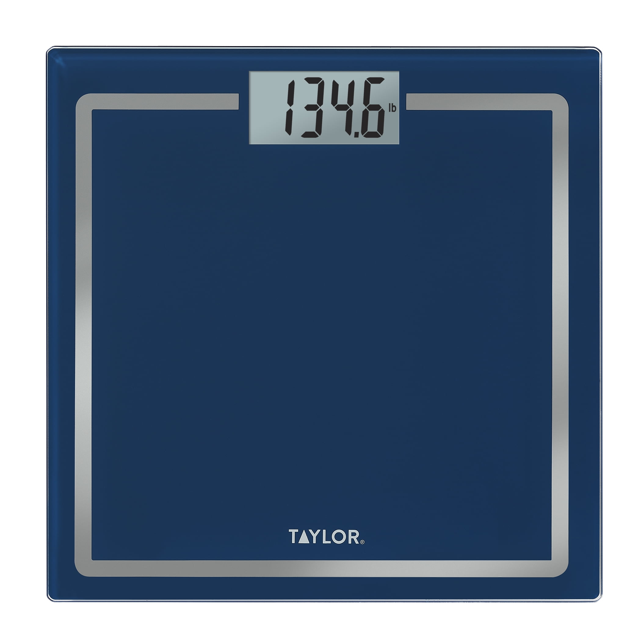 Taylor 11.8-inch x 11.8-inch Tempered Glass Battery Operated Digital ...