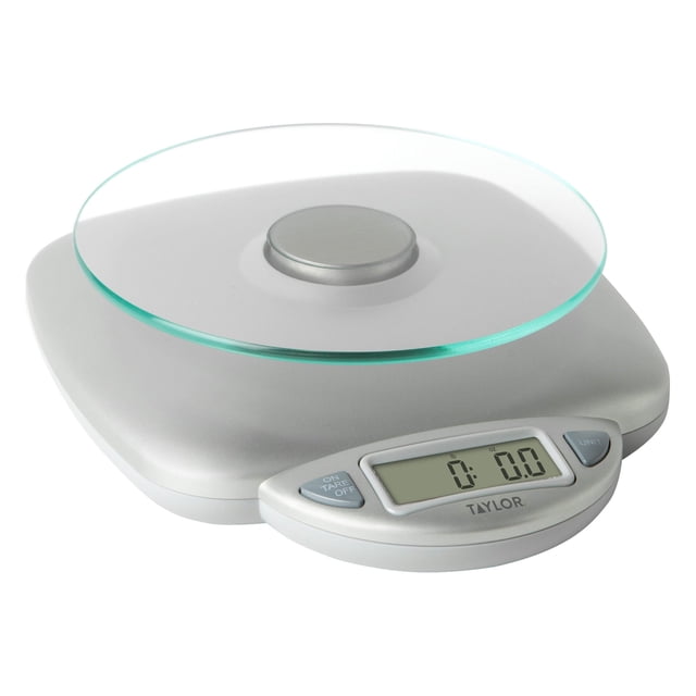 Taylor 11 lb. Digital Glass Top Kitchen Scale and Food Scale - Walmart ...