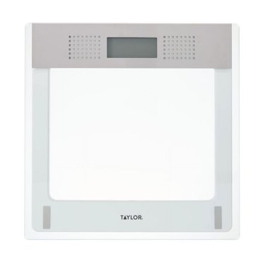Taylor 9.8” x 9.8” 300 lb Analog Dial Bathroom Scale with Dial Display ...