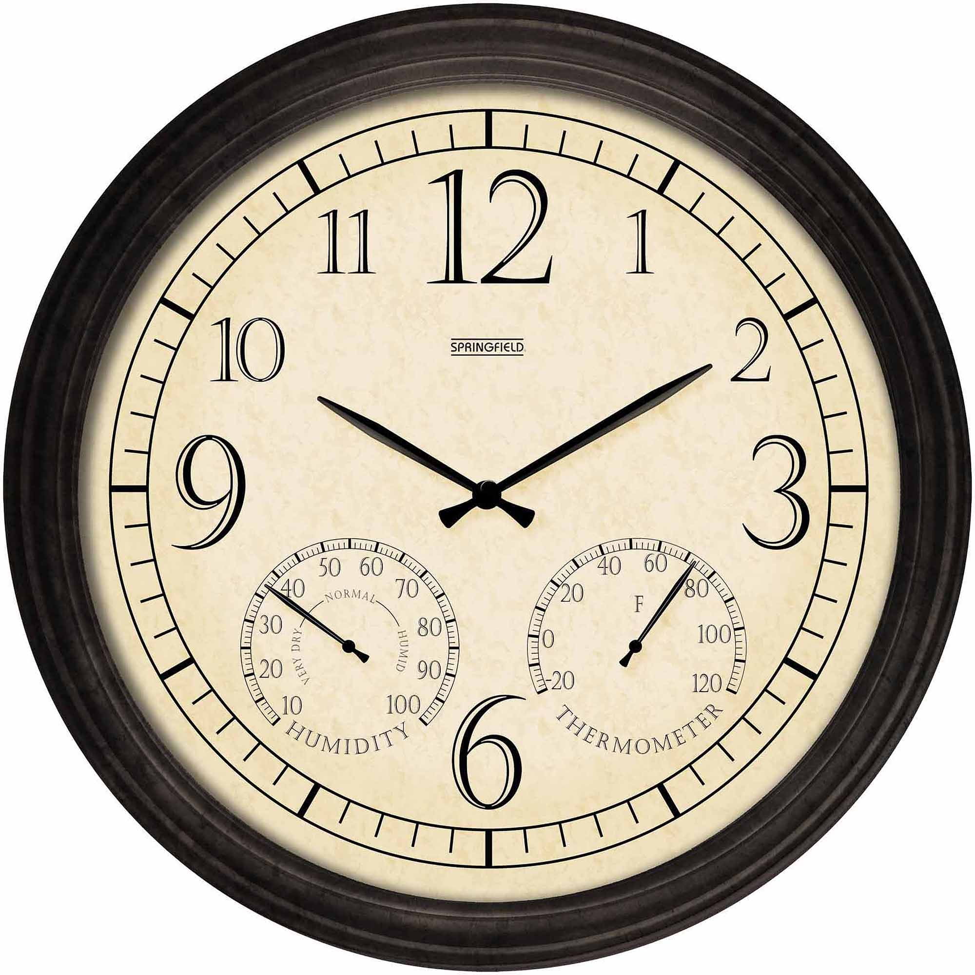 Taylor 19.25" Metal Garden Clock - Walmart.com