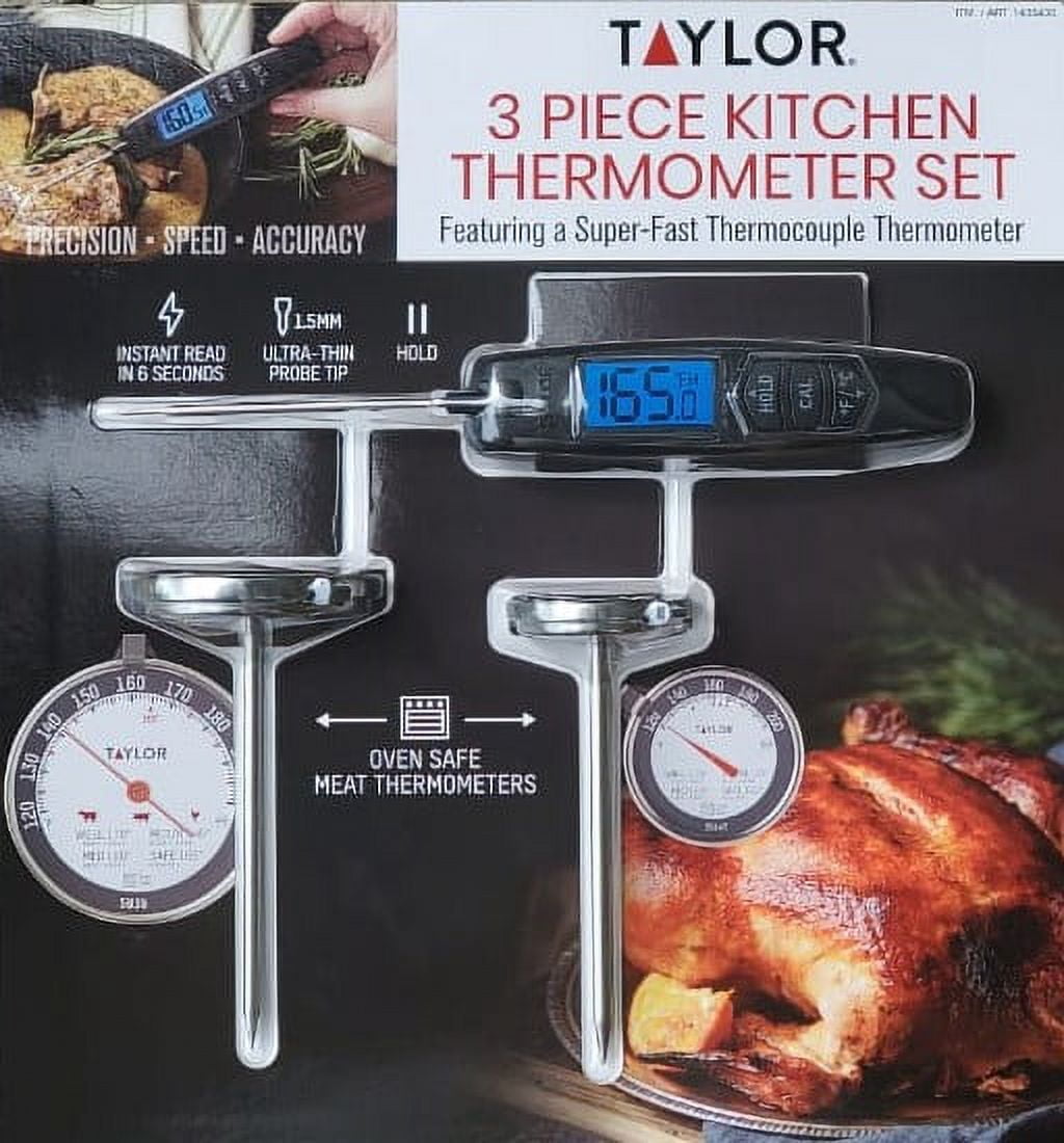 Taylor 3 Piece Kitchen Thermometer Set - Walmart.com