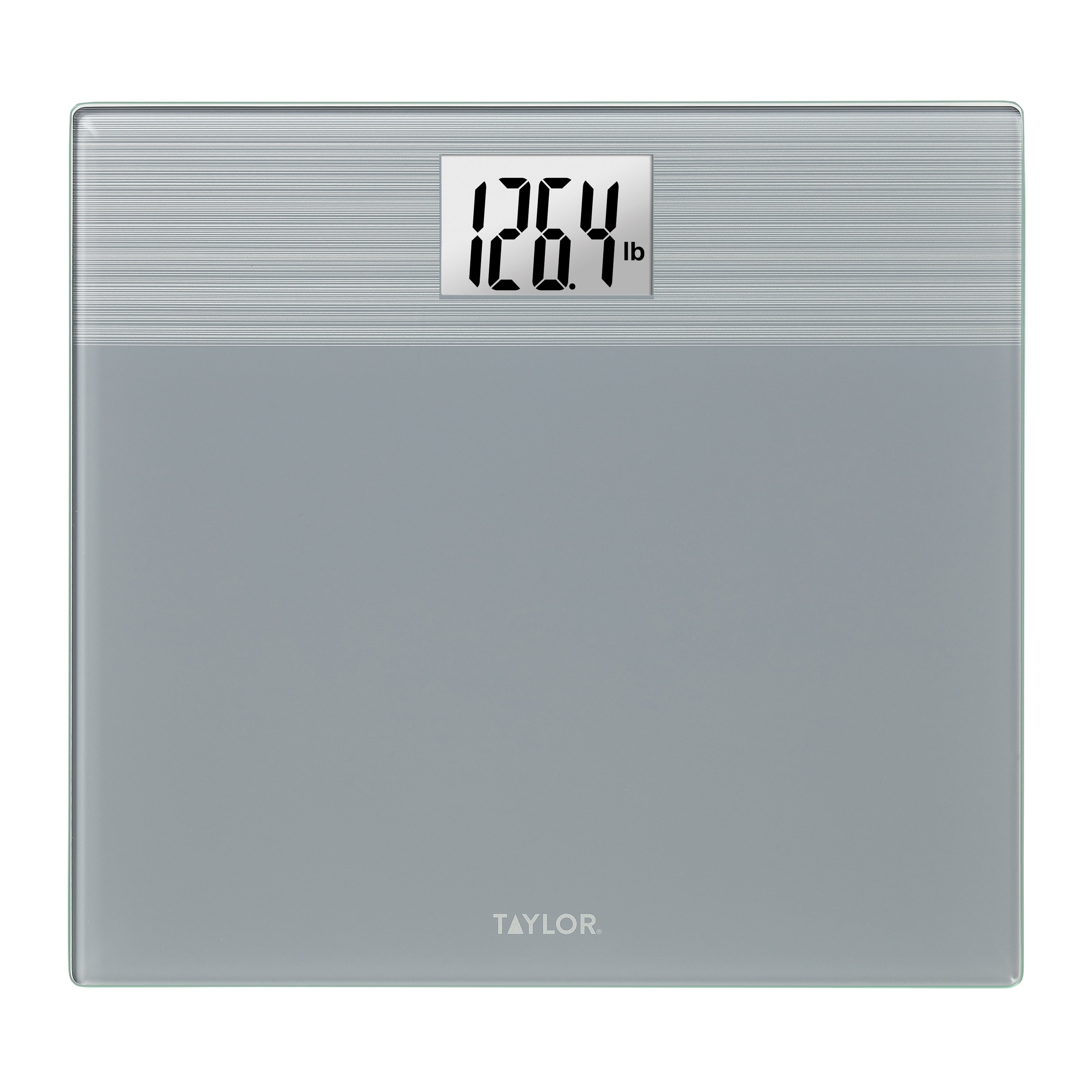 Taylor 550 LB Capacity Wide Body Glass Digital Bath Scale in Grey ...