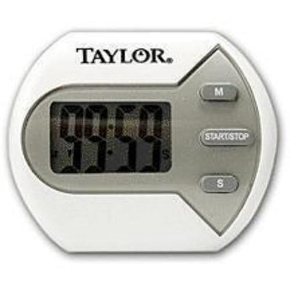 Taylor 5806 Digital Timer, White, Each - Walmart.com