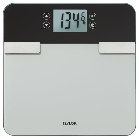 Taylor Premium Glass LED Body Composition Scale with 8 User Profiles ...