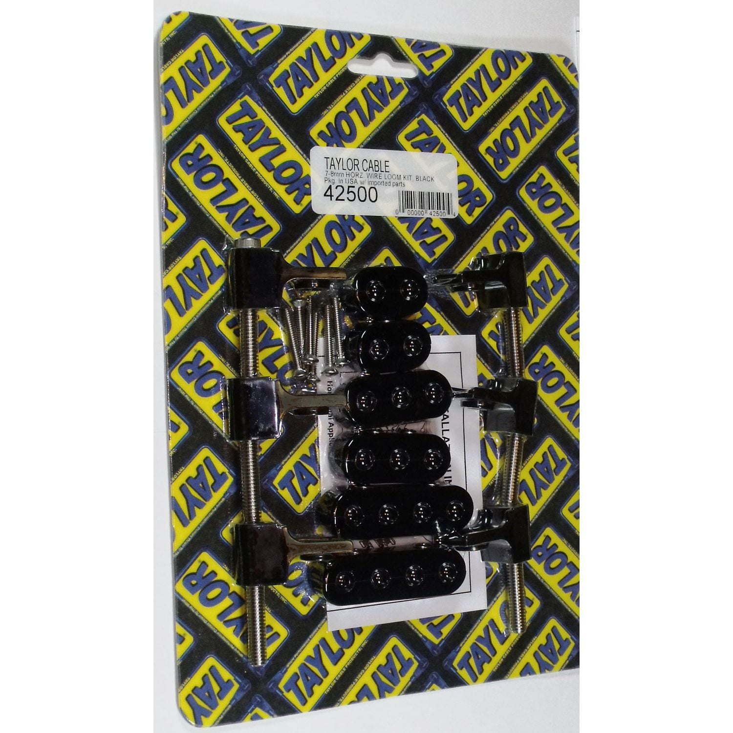 Taylor Cable 42500 7-8mm HORIZONTAL WIRE LOOM KIT BLACK - Walmart ...