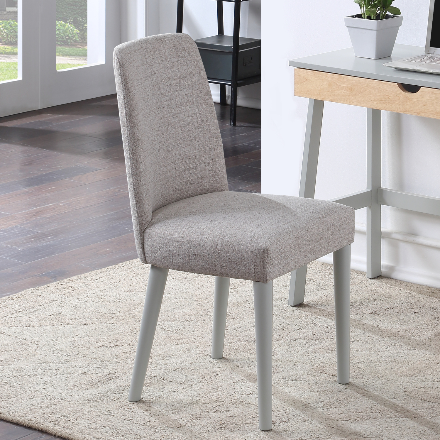 Taylor Chair With Gray Legs And Gray Fabric - Walmart.com