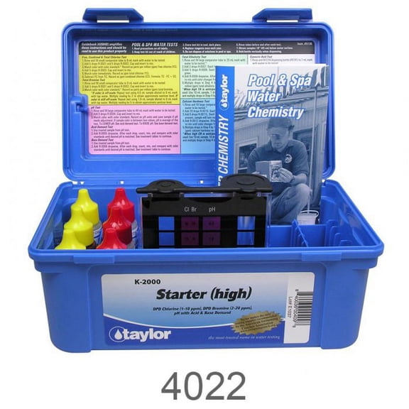 Taylor K-2006 Pool Water Tester Kit Complete with FAS-DPD Chlorine ...