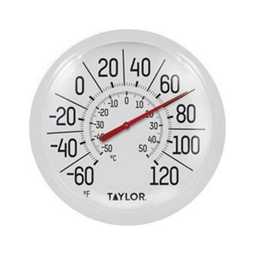 Taylor Precision 5631 ColorTrack Dial Outdoor Wall Thermometer ...