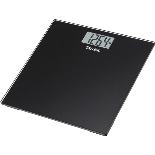 Taylor Digital Black Glass Bath Scale, Each - Walmart.com