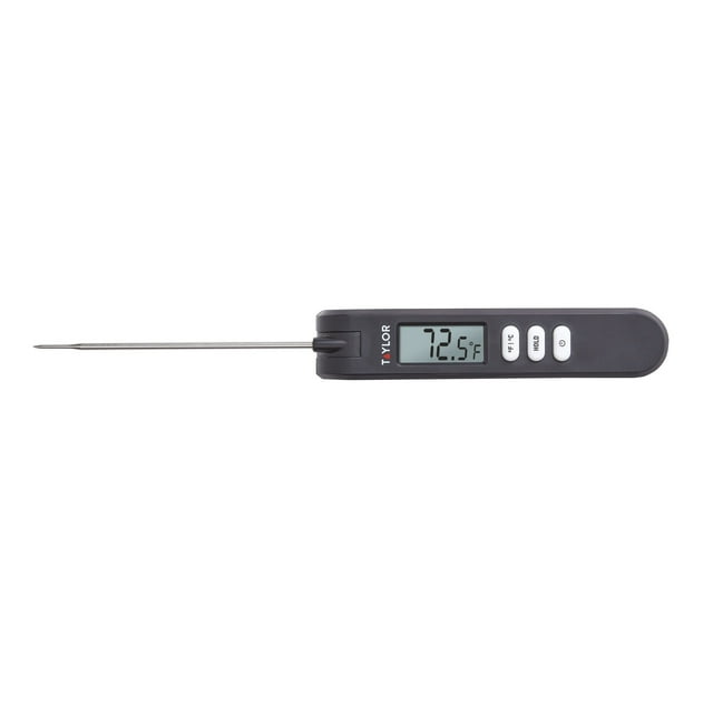 Taylor Digital Fold Thermocouple Thermometer Stainless Steel Probe ...