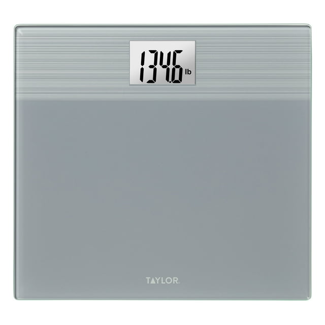 Taylor Digital Glass Body Weight Scale Battery Powered Wide, FSA HSA ...