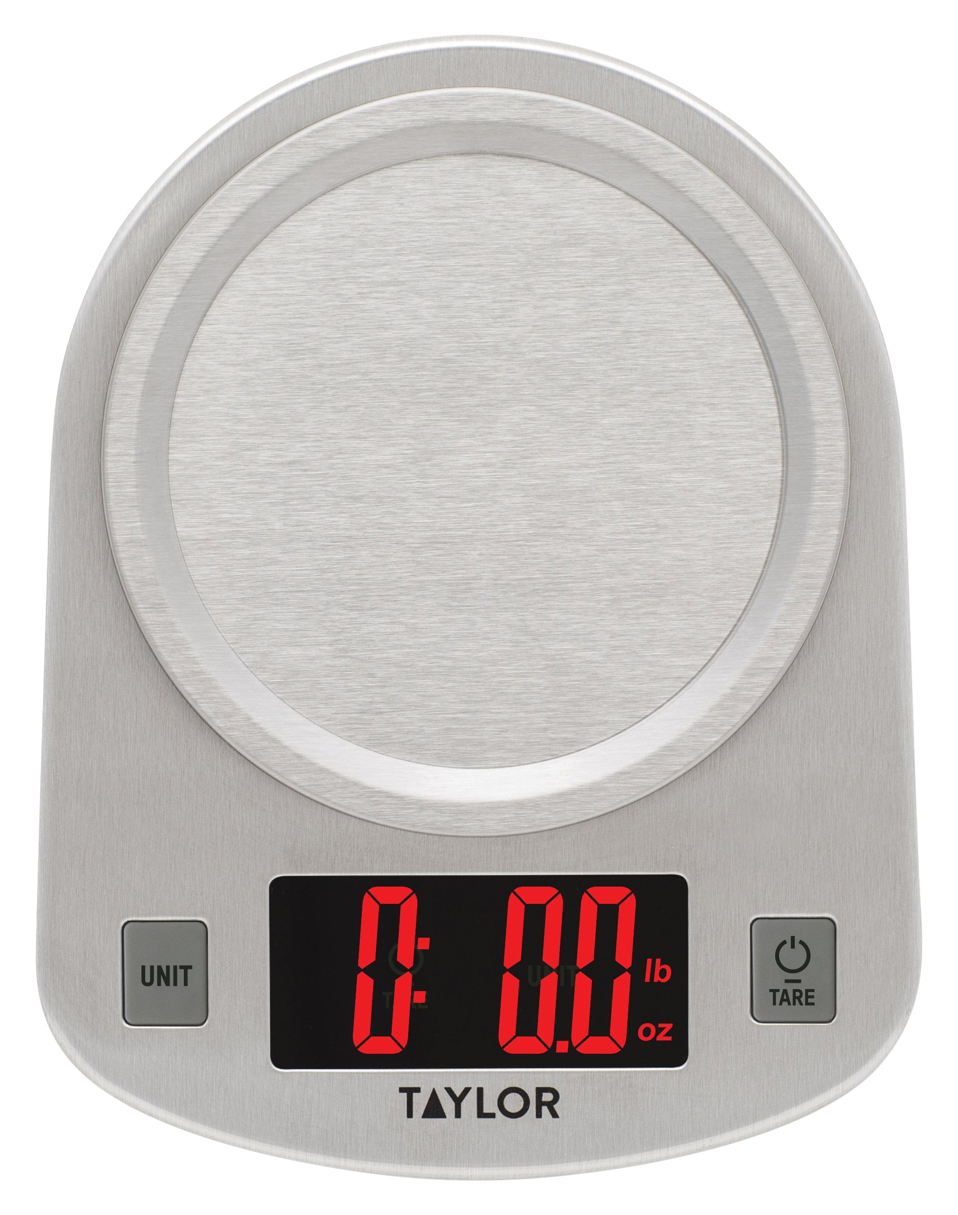 Taylor Digital Kitchen Scale, 11 pound capacity, Steel - Walmart.com