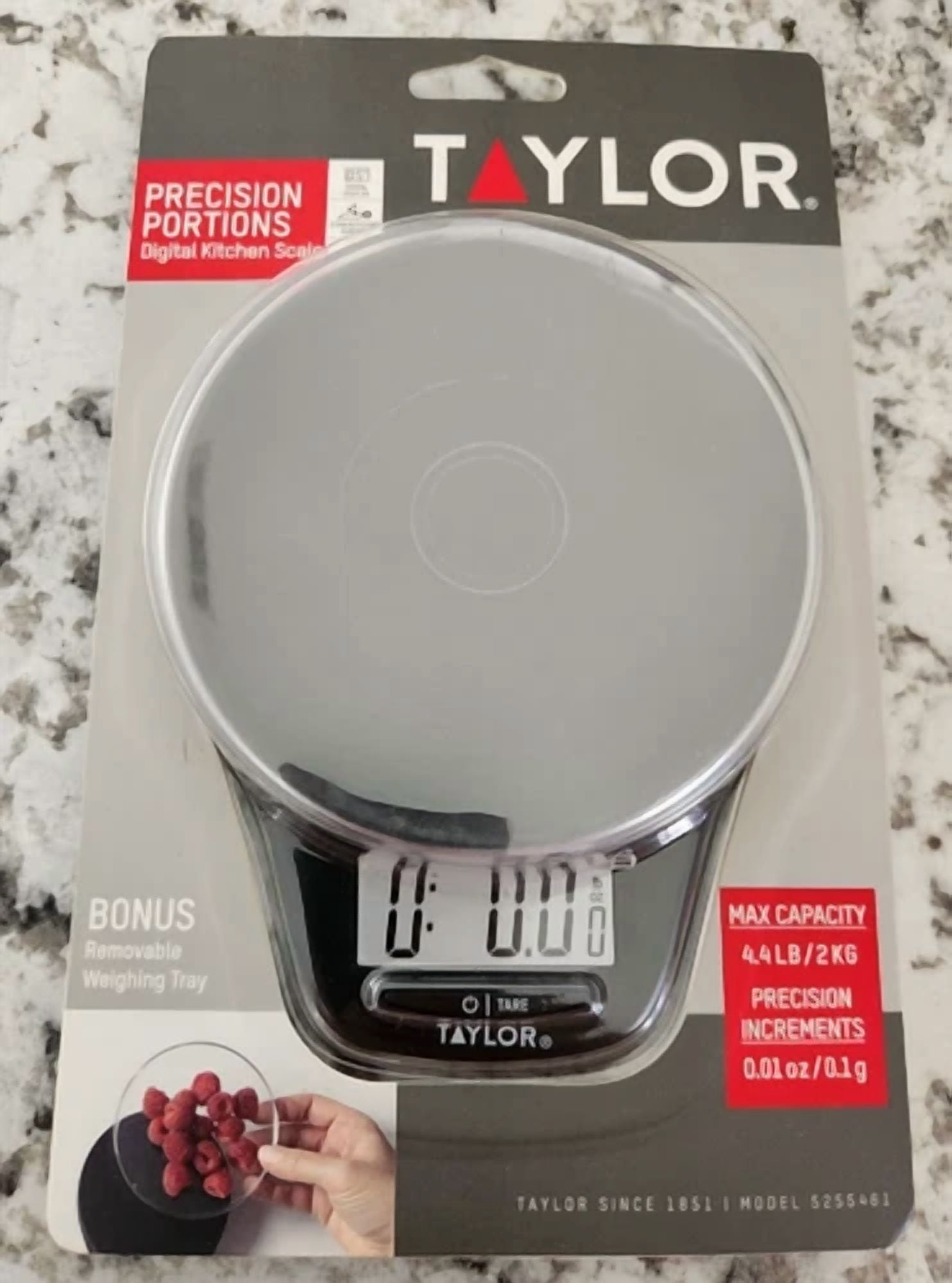 Taylor Digital Kitchen Scale Precision Diet New Sealed 4.4 Pound ...