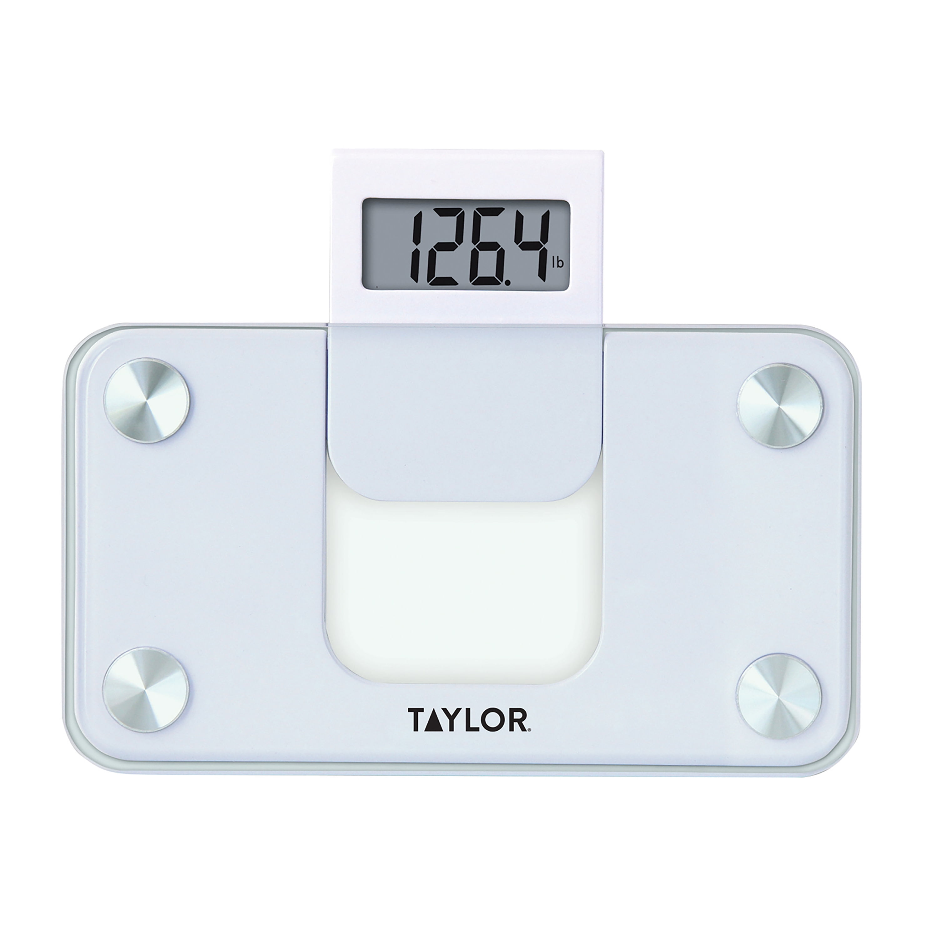 Taylor Precision Products Digital White Mini Scale, Compact Glass ...